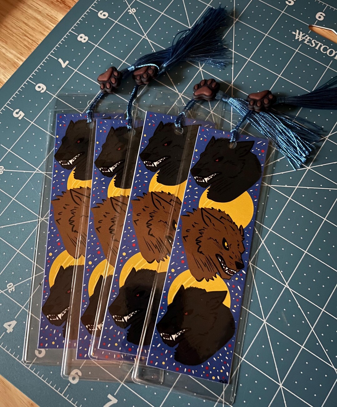 WEREWOLVES Bookmark | Werewolf Bookmark - Etsy