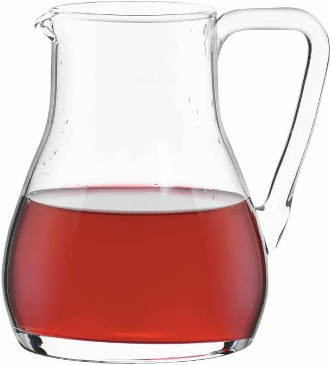 Clear Glass Jug Cream Milk Squash Cordial Juice Capacity 500ml H13cm 5. ...