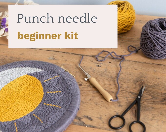 Punch needle tools beginner kits and supplies by Wholepunching
