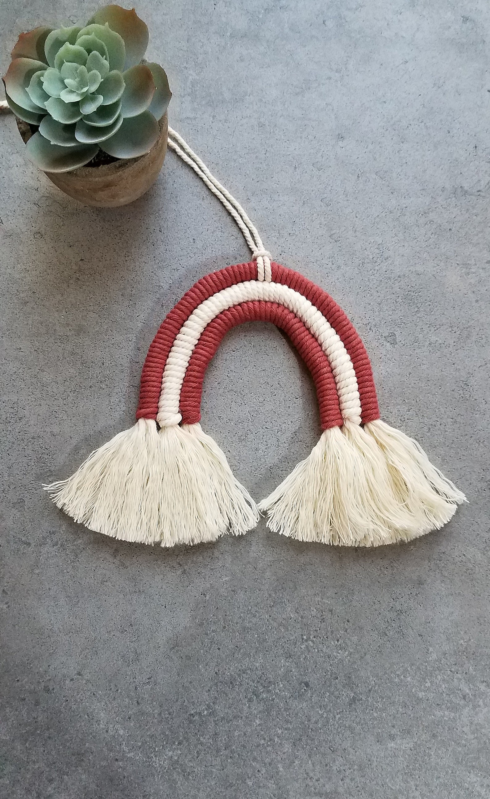 Macrame Rainbow Small Macrame Rainbow Boho Rainbow Macrame - Etsy