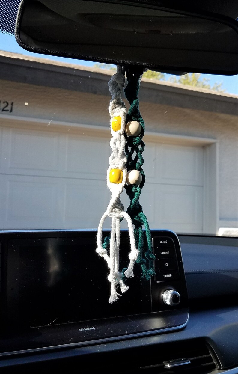 Boho Car Rearview Mirror Macramé Hanging Boho Car Decor Car | Etsy