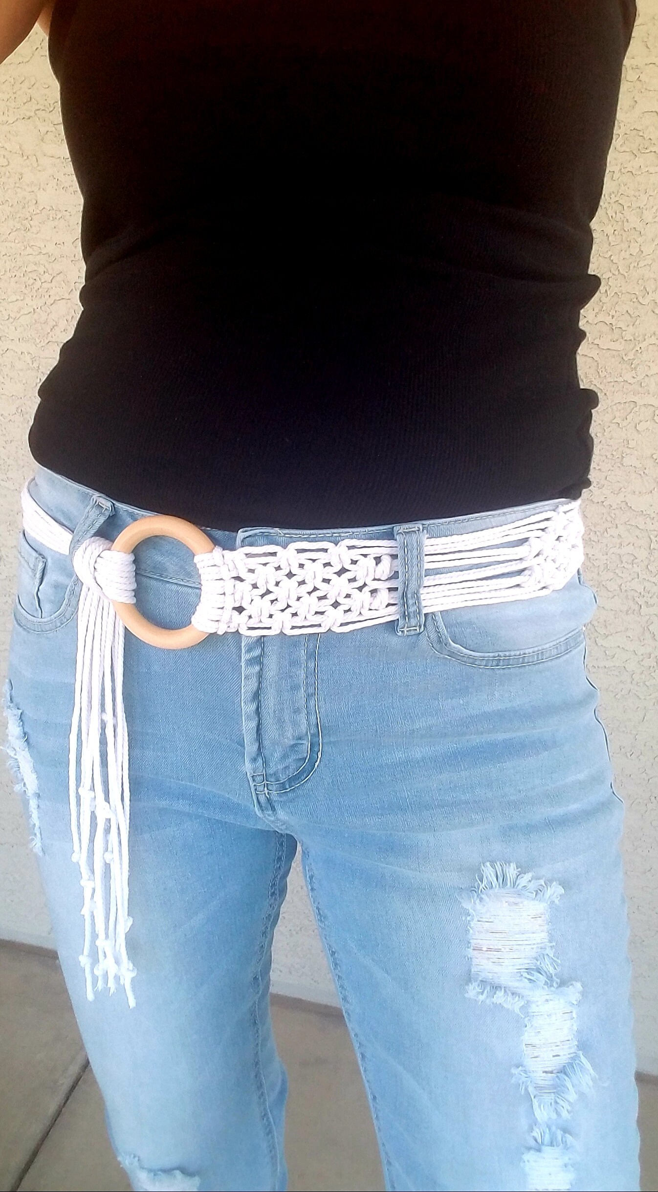 Macrame Belt Boho Macrame Belt Womens Macrame Belt Woven - Etsy