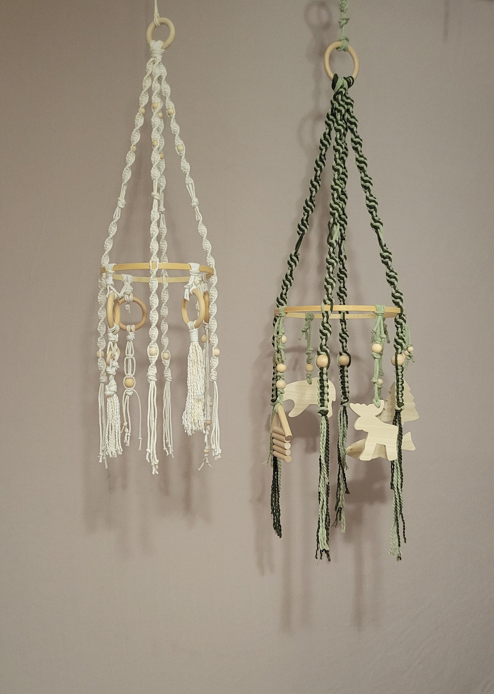 Macrame Baby Mobile Boho Baby Mobile Boho Decor Baby - Etsy