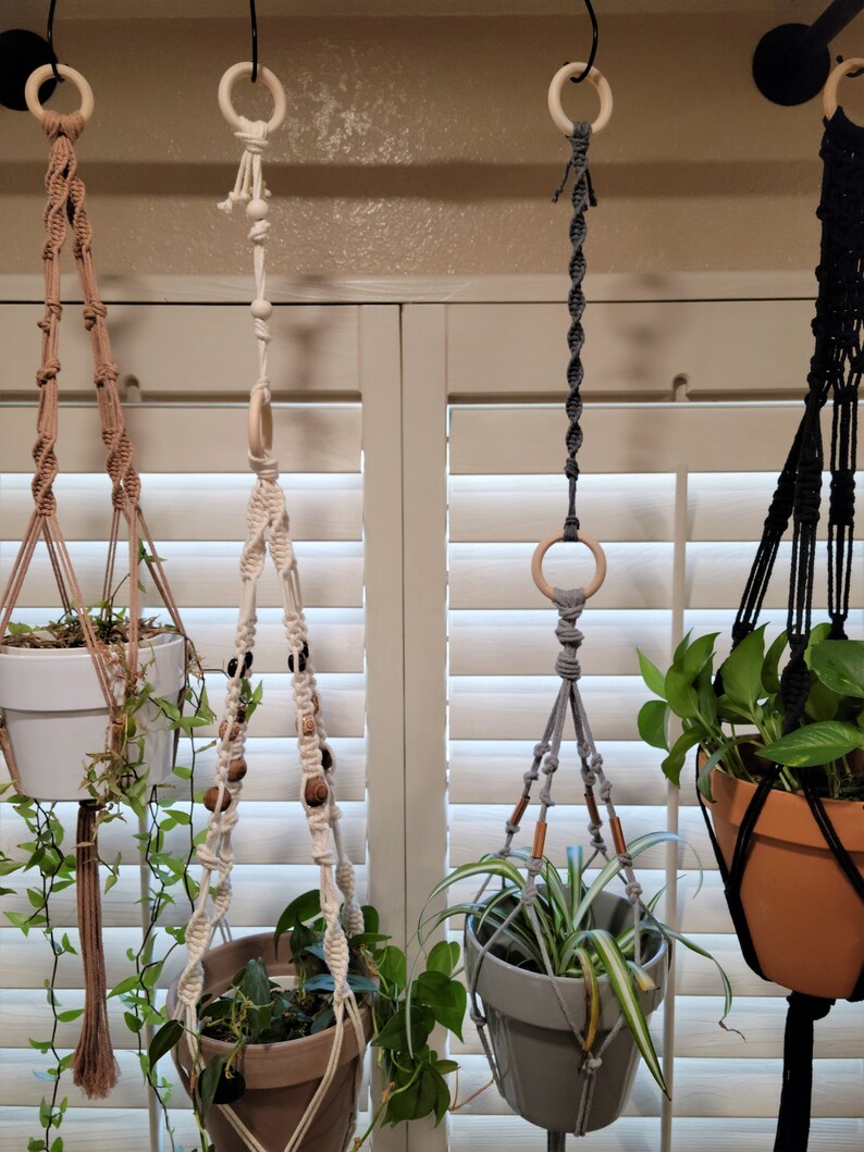 Lightweight Macrame Plant Hanger Extension Baby Mobile - Etsy