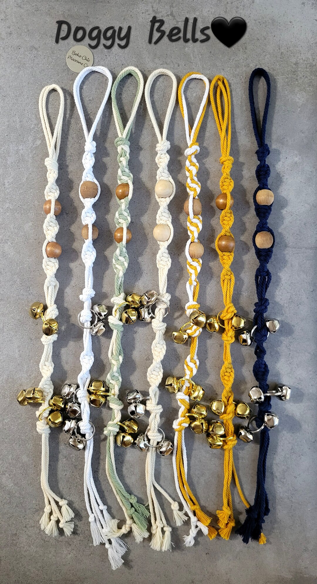 Puppy Training Bells/25 Dog Training Bells/macramé Dog - Etsy