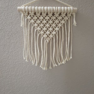 Small Macrame Wall Hanging, 12 X 15 Macrame Wall Hanging, Boho Macrame, Boho Decor, Boho Home ...