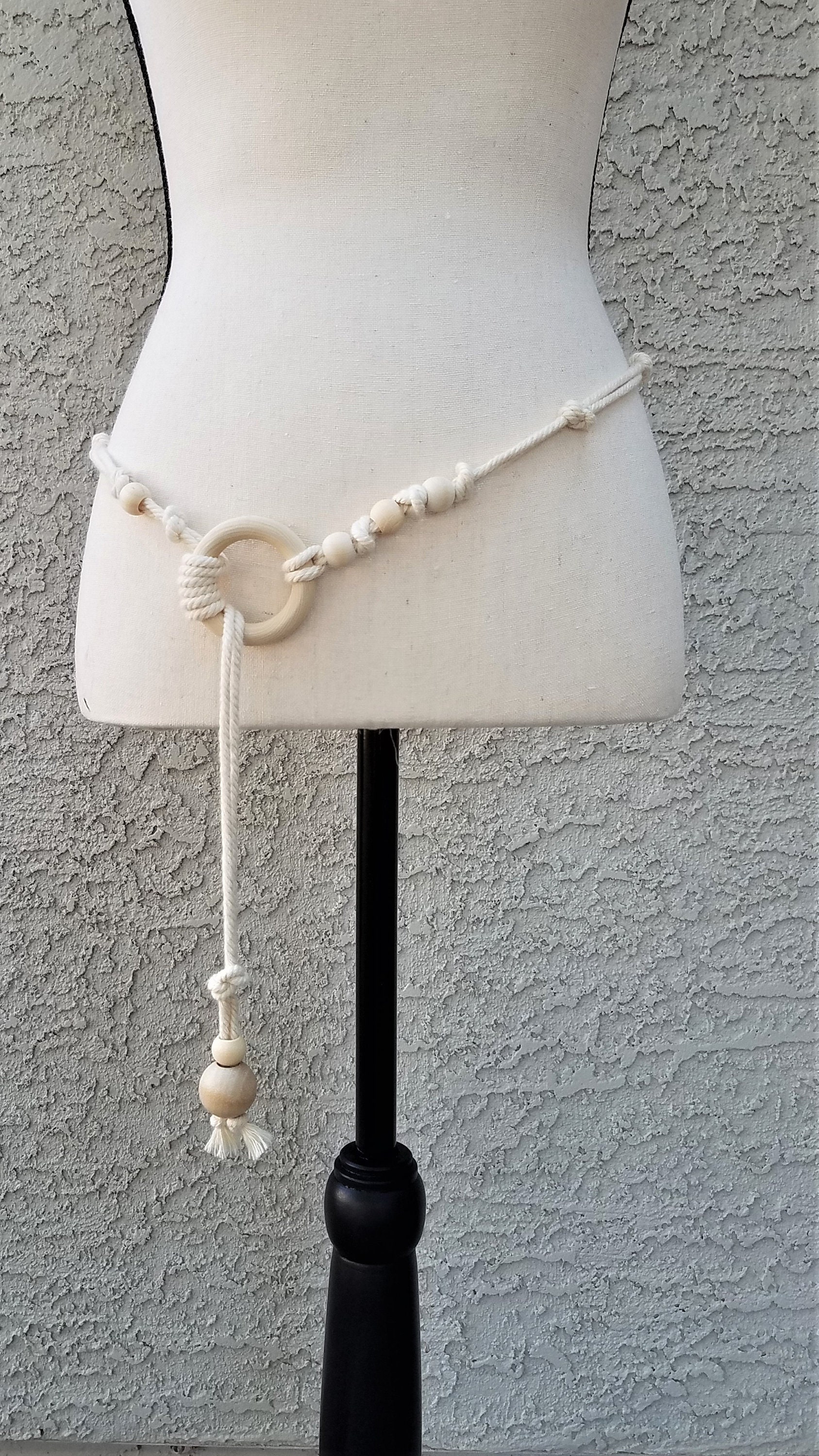 Macrame Belt Minimalist Macramé Belt Womens Macrame Belt - Etsy