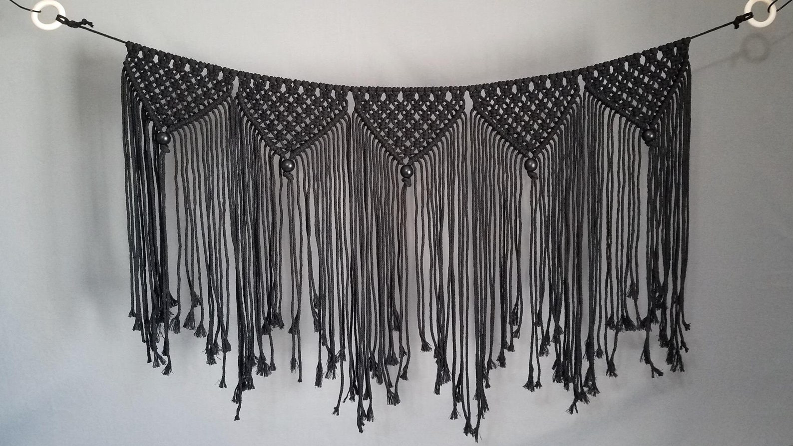 Macrame Banner Large Macrame Wall Hanging Boho Home Boho - Etsy