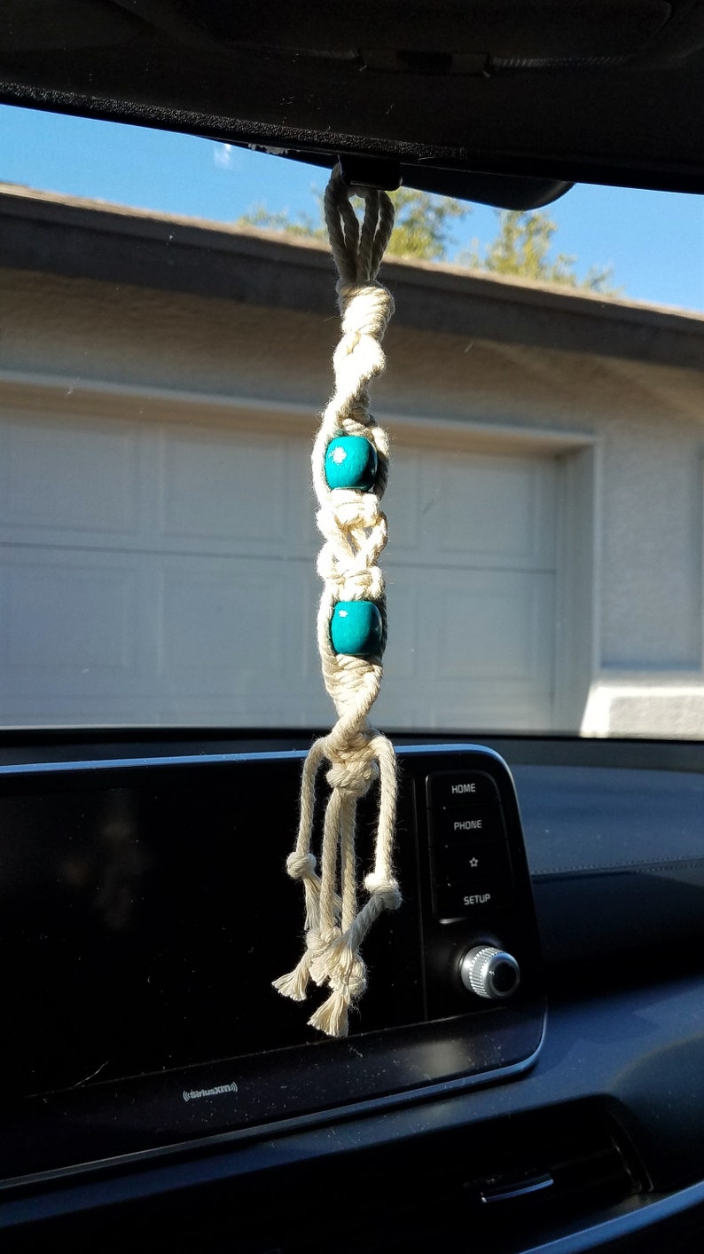 Boho Car Rearview Mirror Macramé Hanging Boho Car Decor Car - Etsy