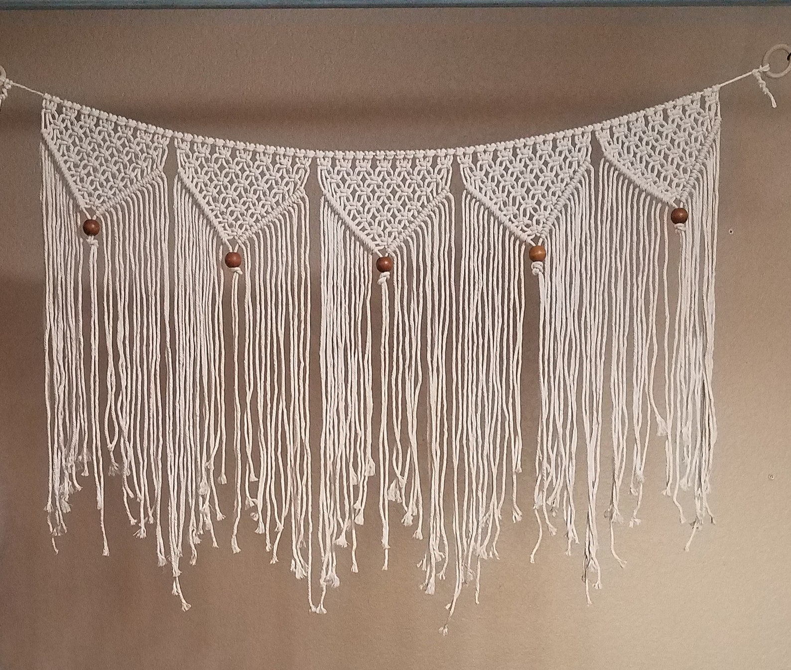Macrame Banner Large Macrame Wall Hanging Boho Home Boho - Etsy
