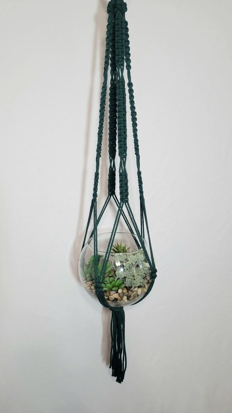 Macrame Plant Hanger, Made to Order Macrame Plant Hanger, Boho Plant ...