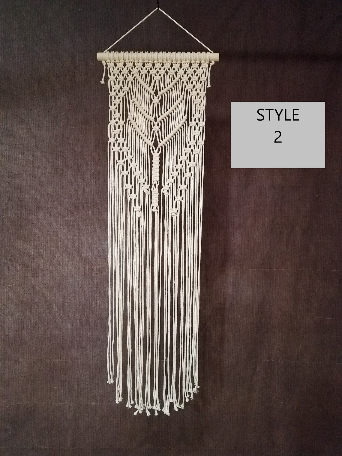 Made to Order Macrame Macrame Wall Decor Long Macrame Boho - Etsy