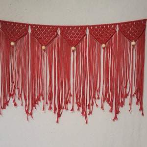 Macrame Banner Large Macrame Wall Hanging Boho Home Boho - Etsy
