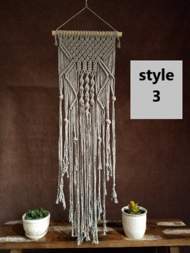 Made to Order Macrame Macrame Wall Decor Long Macrame Boho - Etsy