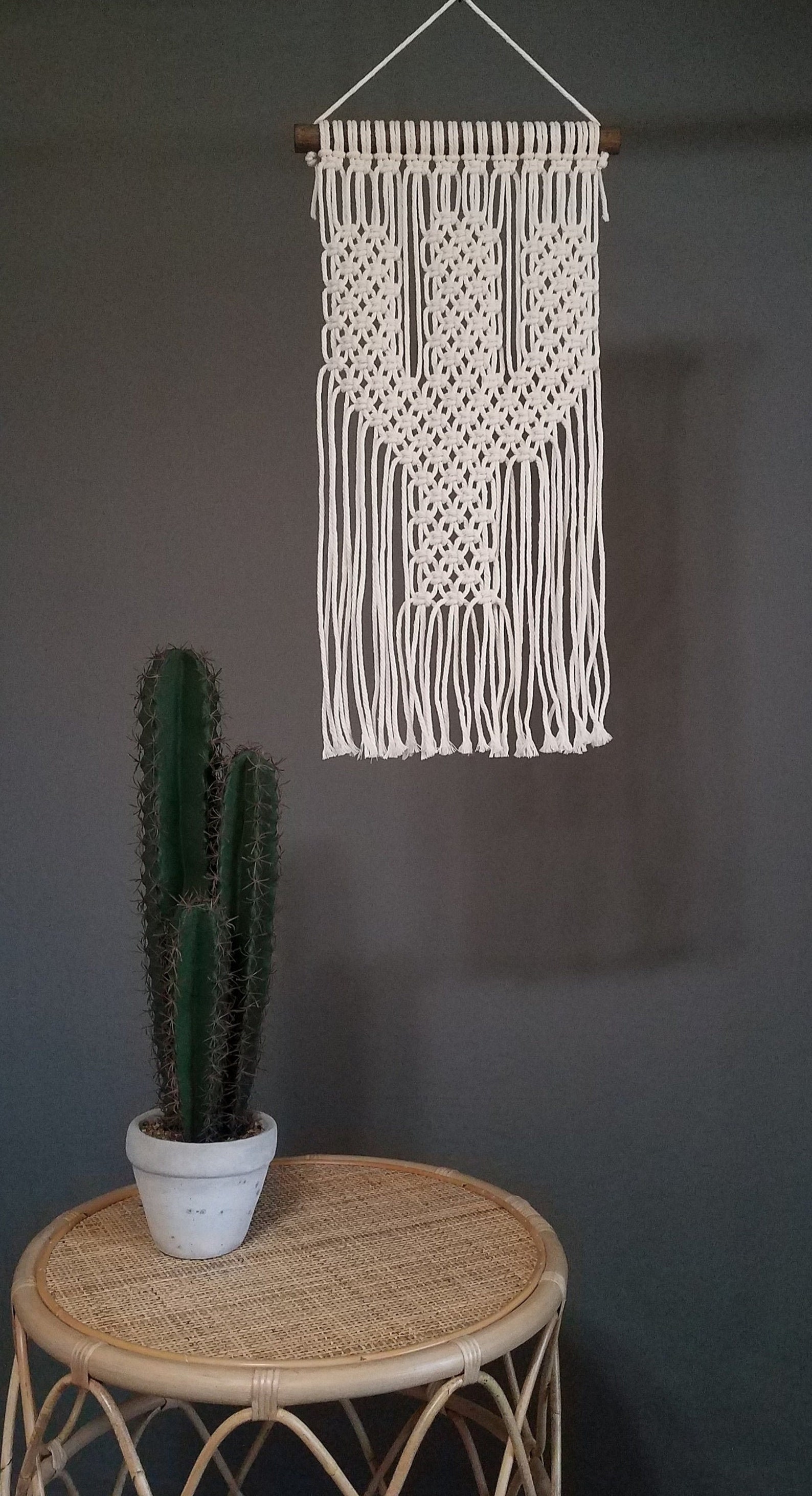 Cactus Macrame Macrame Cactus Cactus Macrame Wall Hanging - Etsy