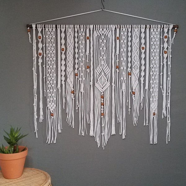 White Macrame - Etsy