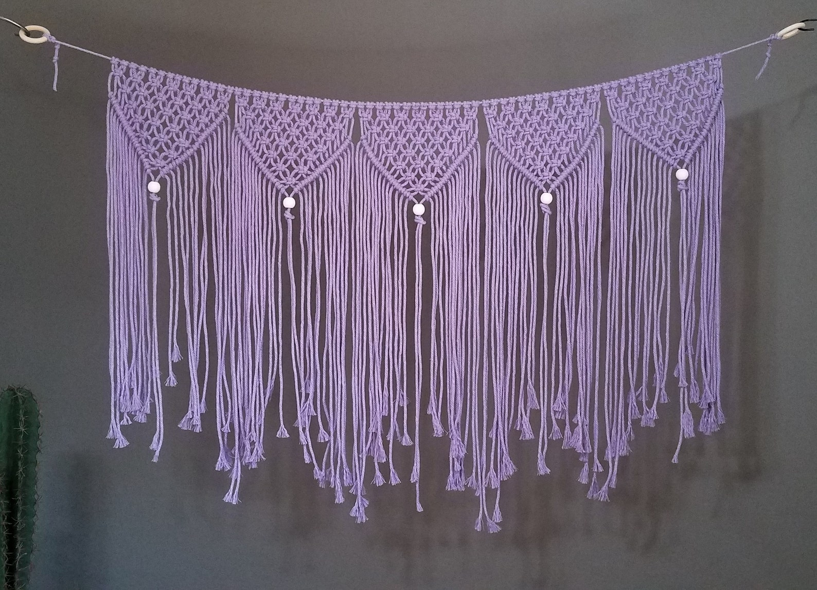 Macrame Banner Large Macrame Wall Hanging Boho Home Boho - Etsy
