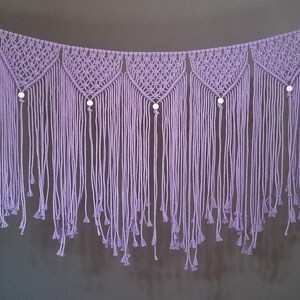 Macrame Banner Large Macrame Wall Hanging Boho Home Boho - Etsy