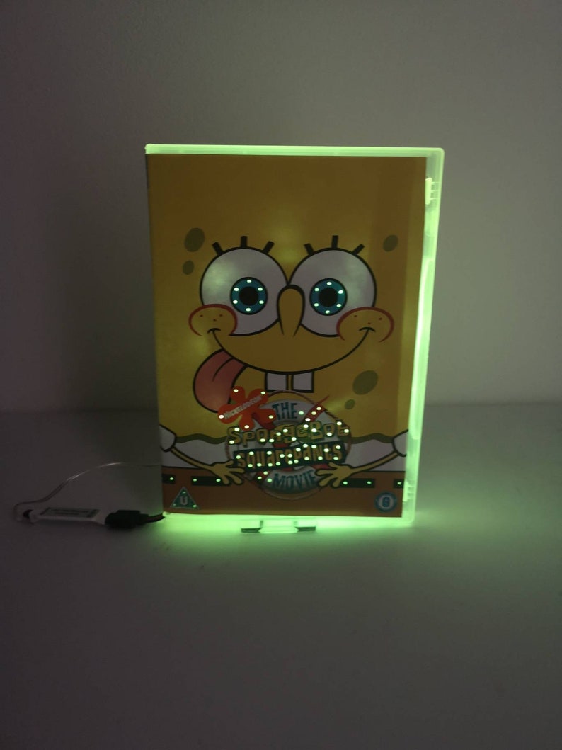 Table lamp-Desk lamp-Night light-Spongebob Squarepants Kids | Etsy