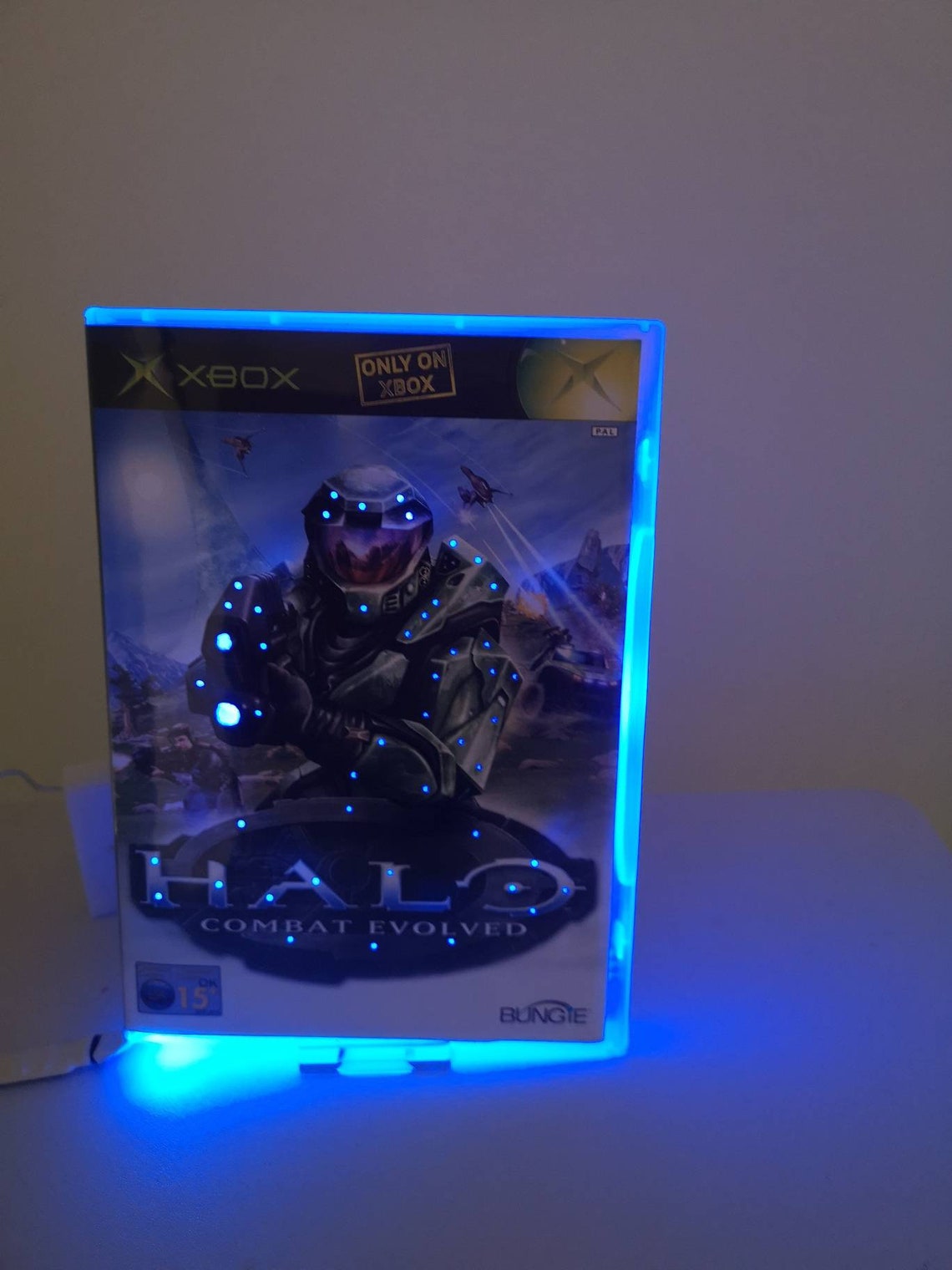 Table lamp-Desk lamp-Night light-Halo-Xbox Decor-Upcycled-Xbox | Etsy