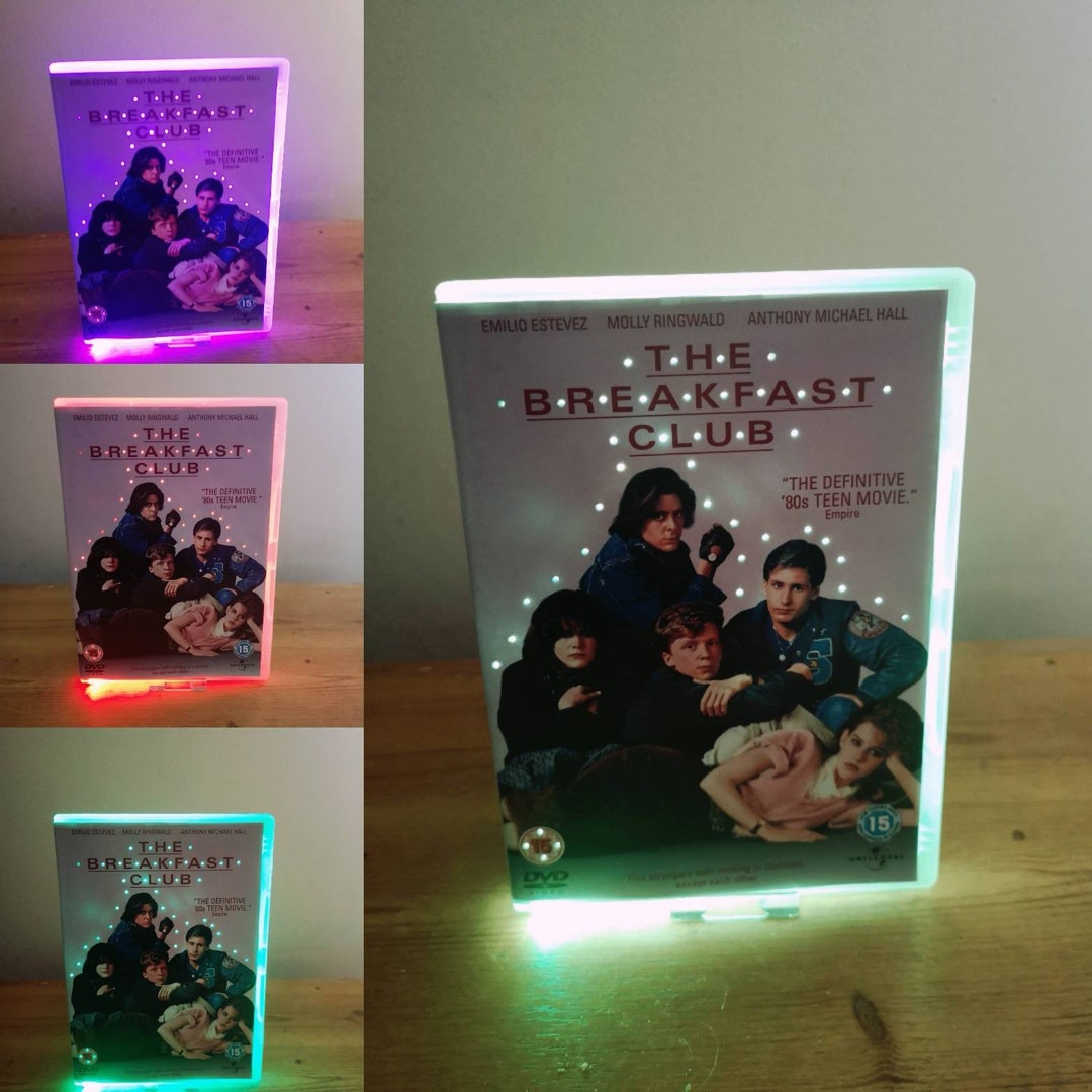 Upcycled DVD Case-desk Lamp-night Light- the Breakfast Club -80s Movies ...