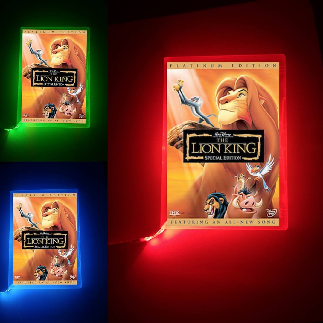 Table Lamp-desk Lamp-night Light-the Lion King-multicolour - Etsy