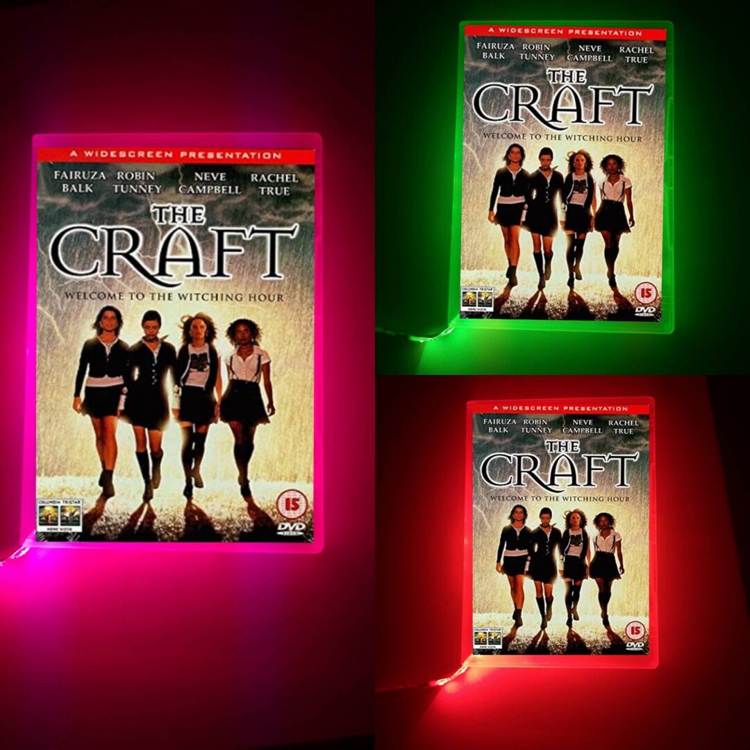 Upcycled DVD Case-lamp-desk Lamp-night Light-the Craft-horror ...