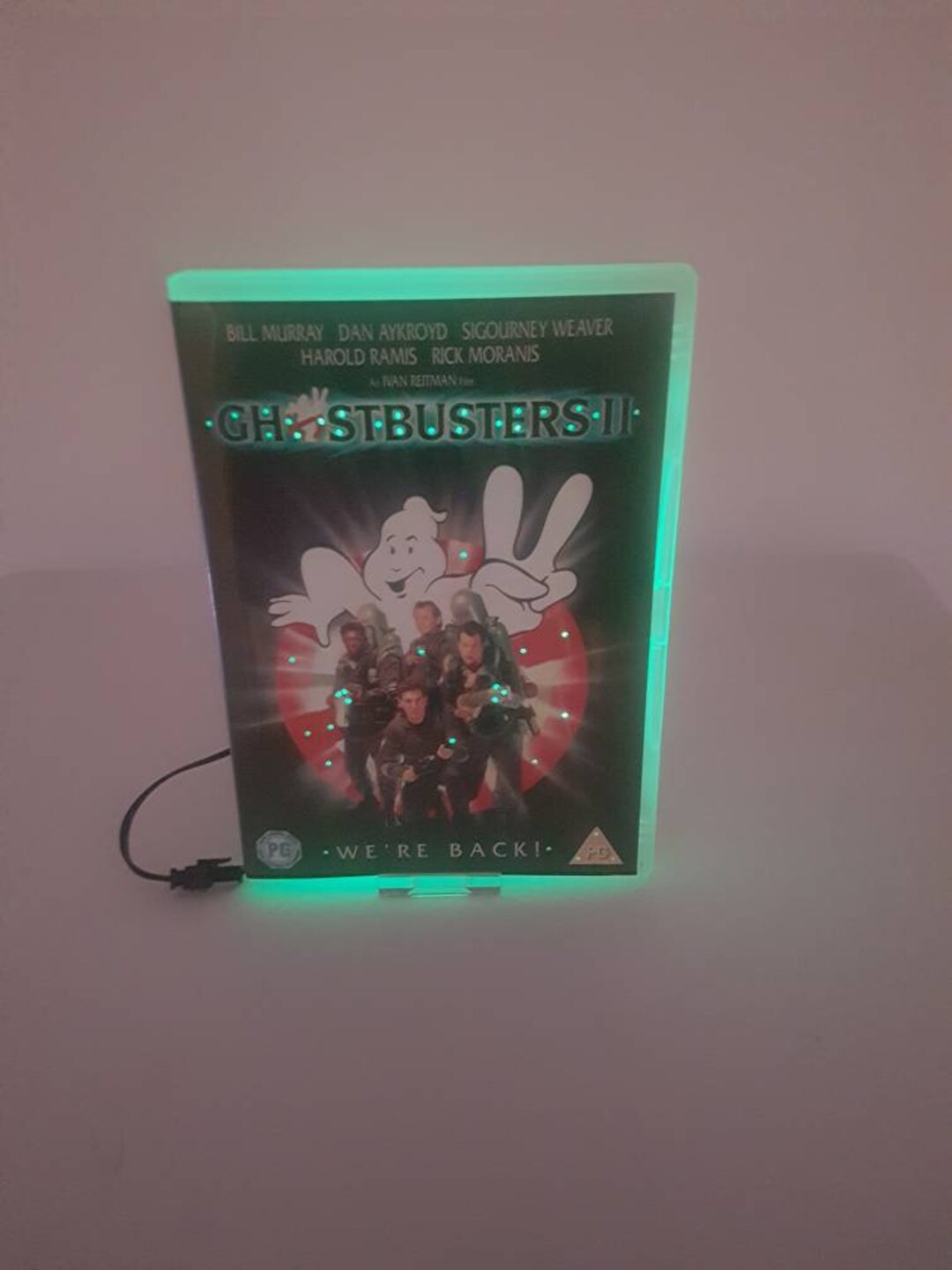 Upcycled DVD Case-lamp-desk Lamp-night Light-ghostbusters 2 - Etsy