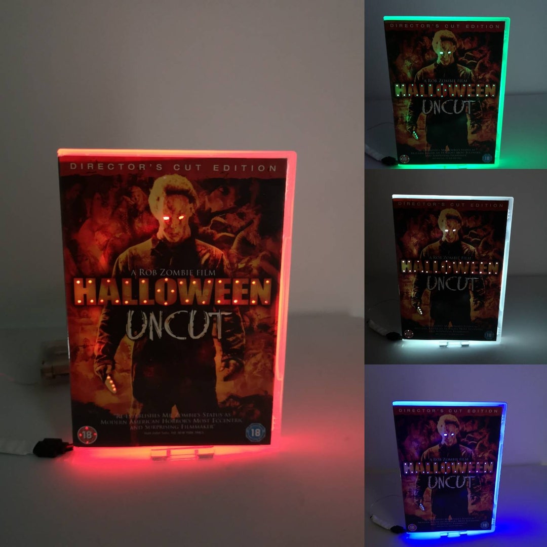 Upcycled DVD Case-lamp-desk Lamp-night Light-halloween Uncut-horror ...