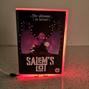 Upcycled DVD Case-lamp-desk Lamp-night Light-salems Lot-horror Decor ...