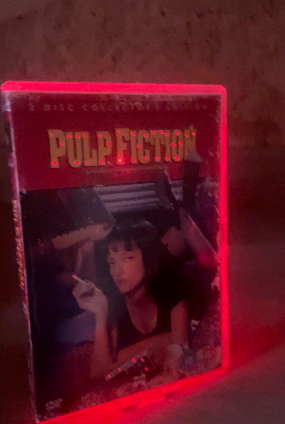 Upcycled DVD Case-lamp-desk Lamp-night Light-pulp Fiction -movie Decor ...