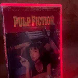 Upcycled DVD Case-lamp-desk Lamp-night Light-pulp Fiction -movie Decor ...