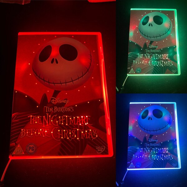 Nightmare Before Lamp - Etsy