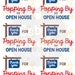 DIGITAL DOWNLOAD, 6 Tags per Sheet, Thanks for Popping by My Open House ...