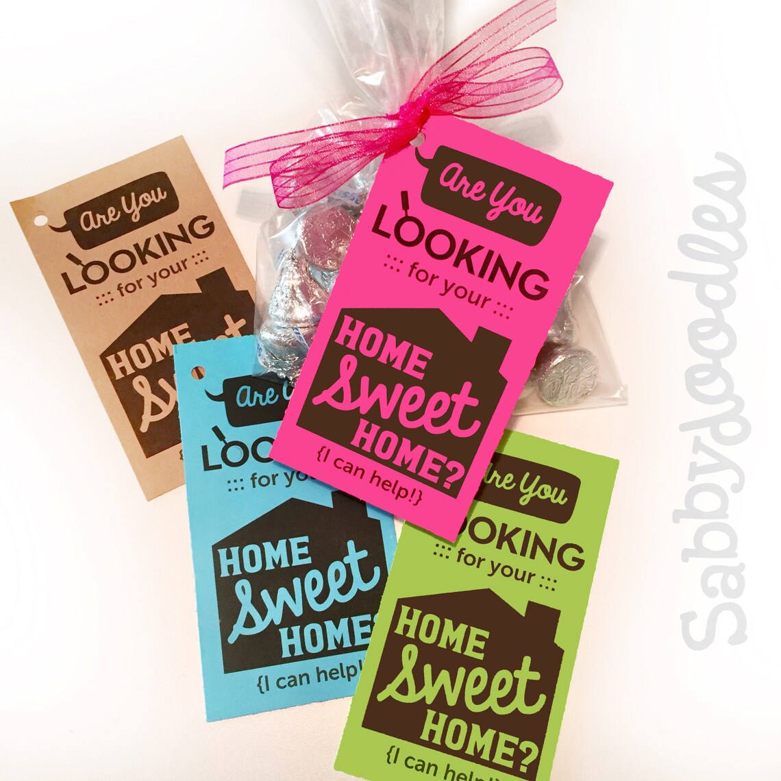 DIGITAL DOWNLOAD, 6 Tags per Sheet, Looking for Your Home Sweet Home ...