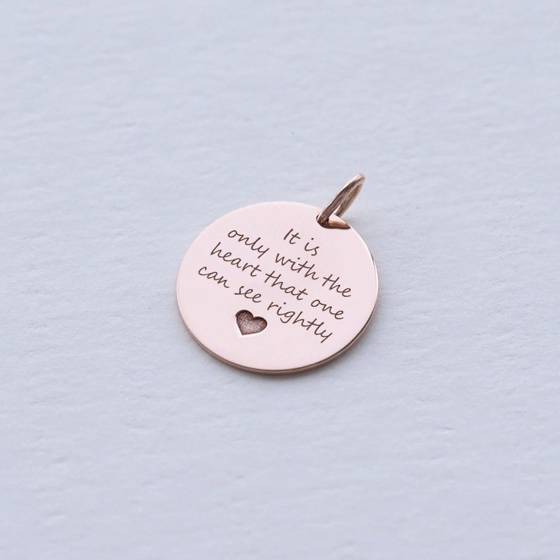 Solid 14k or 18k Gold the Little Prince Necklace | Personalized Silver ...