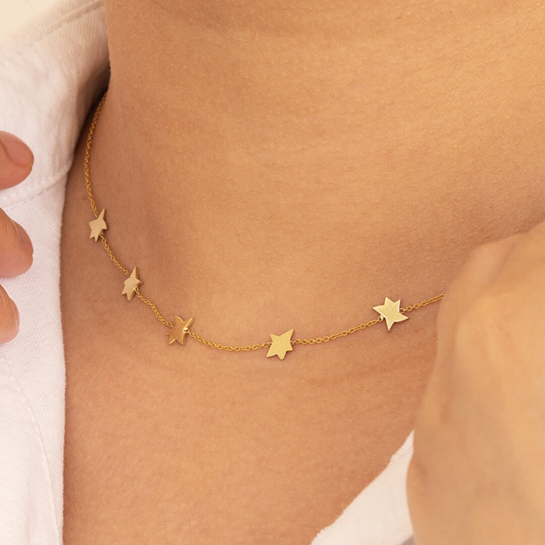 Little Prince Stars Gold or Silver Necklace | Le Petit Prince Necklace ...