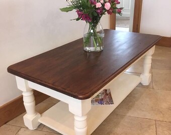 Chunky coffee table | Etsy