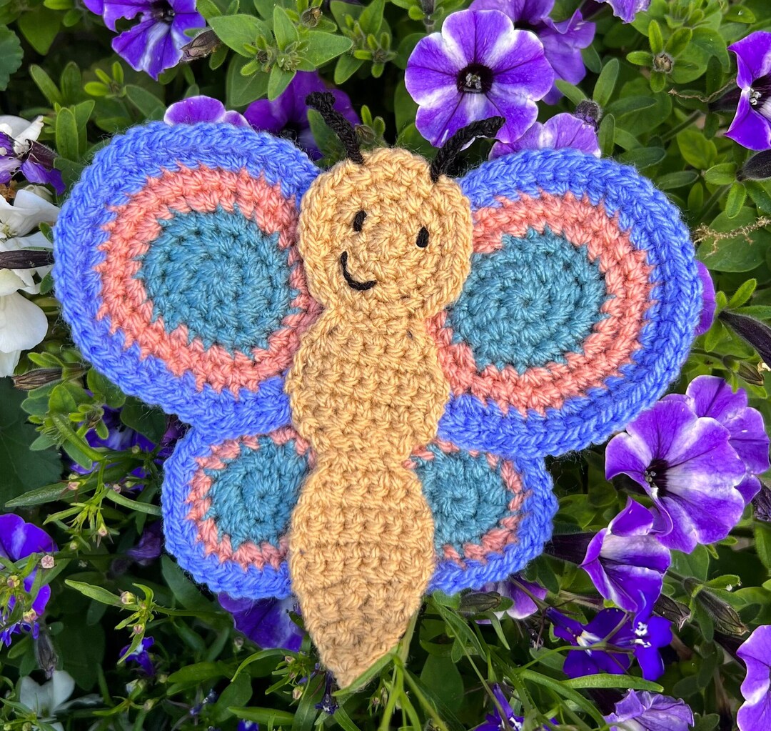 Crochet Butterfly Pdf Pattern - Etsy