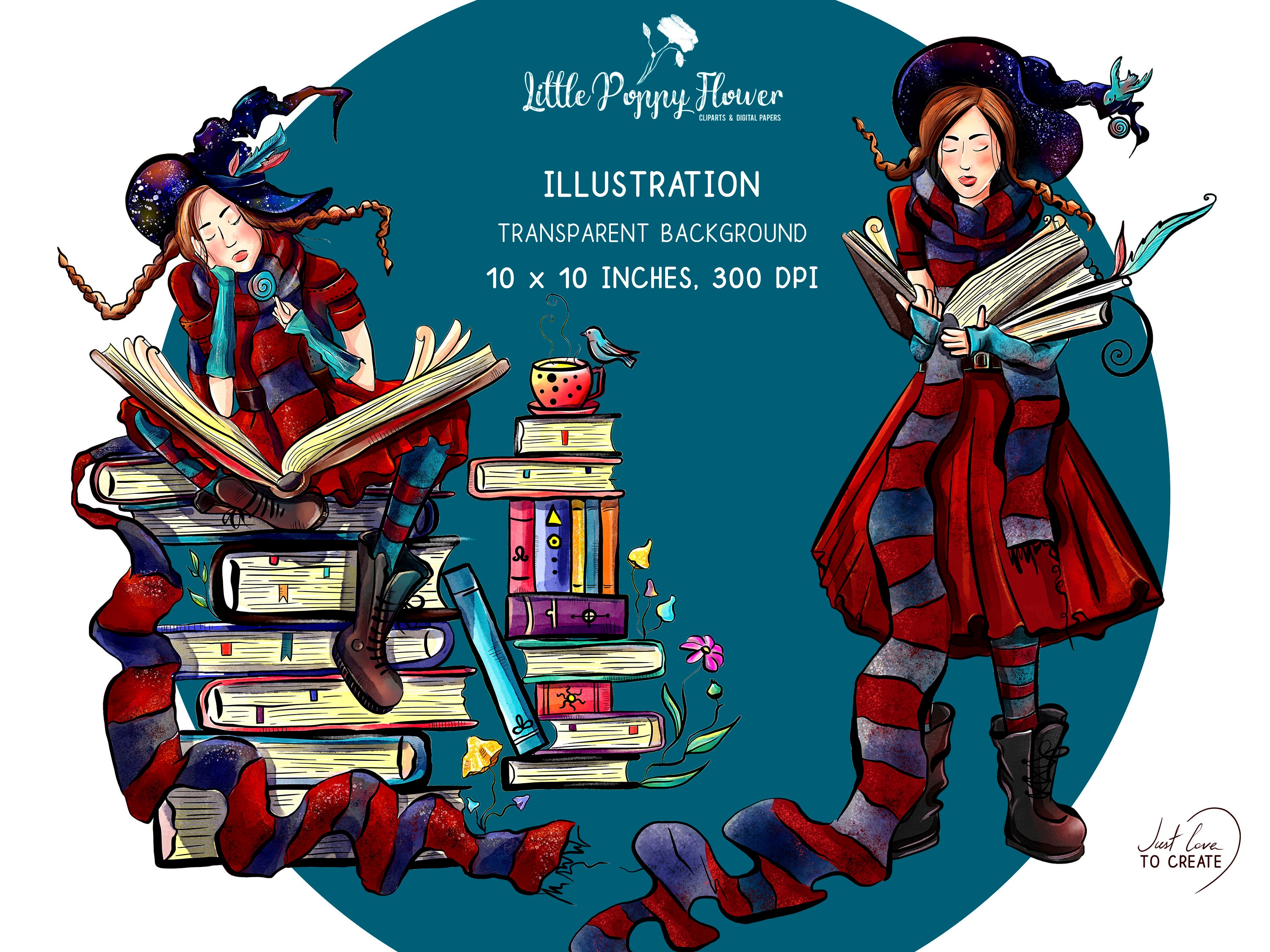 Reading Time Clip Art