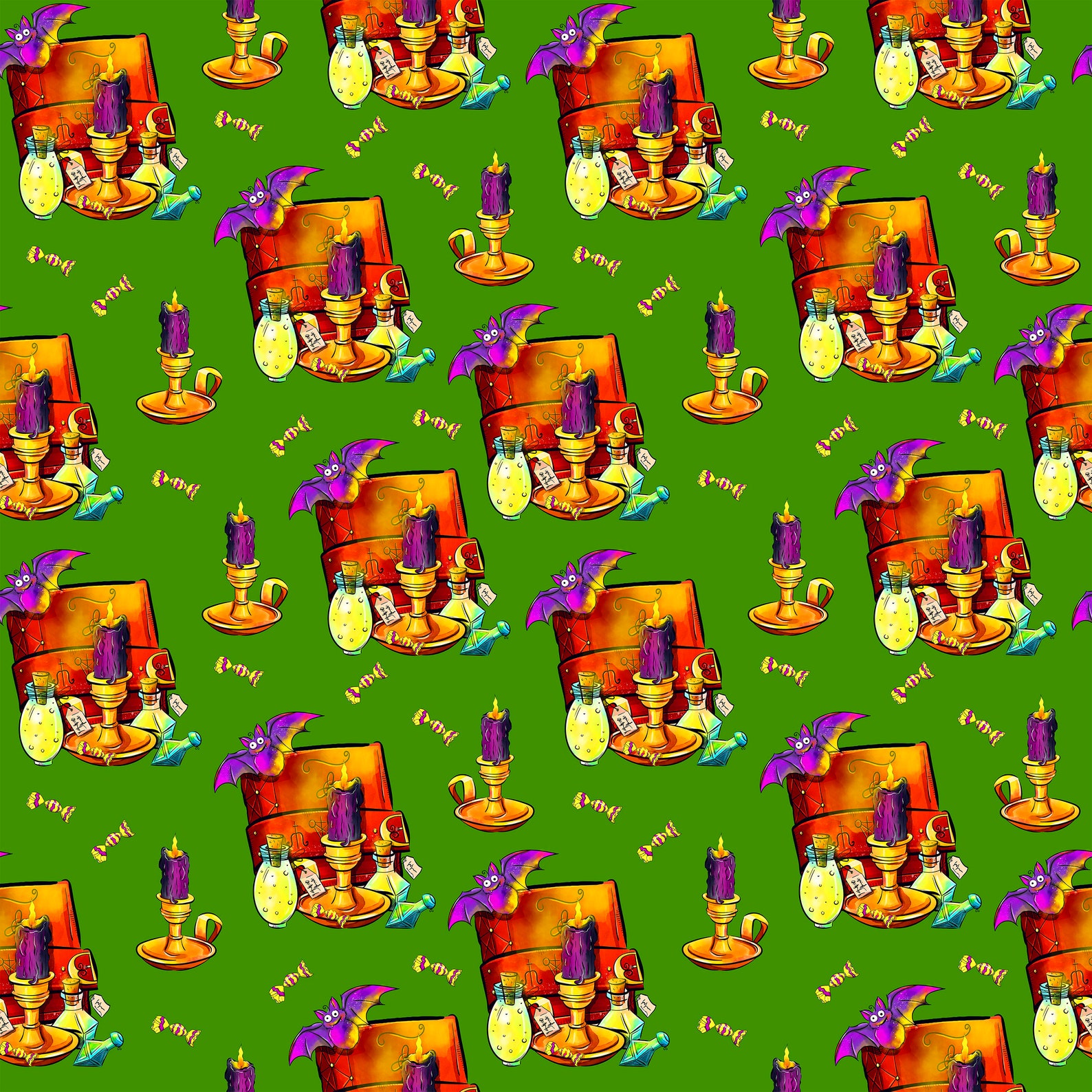 Witchcraft Digital Paper Pack Files, Witches Scrapbook Craft, Witch ...