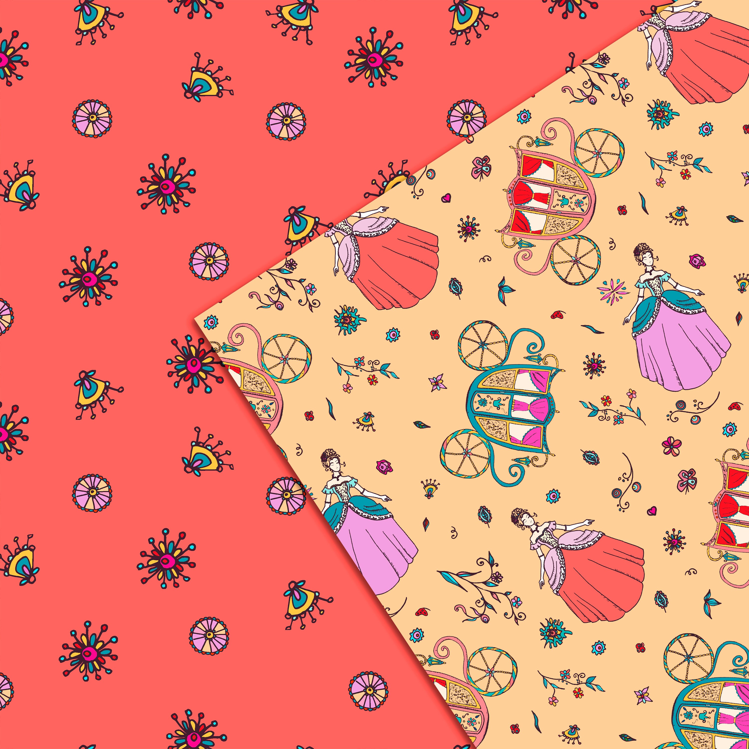 Fairy Tale Digital Paper Pack, Scrapbook Papers, Digital Download ...