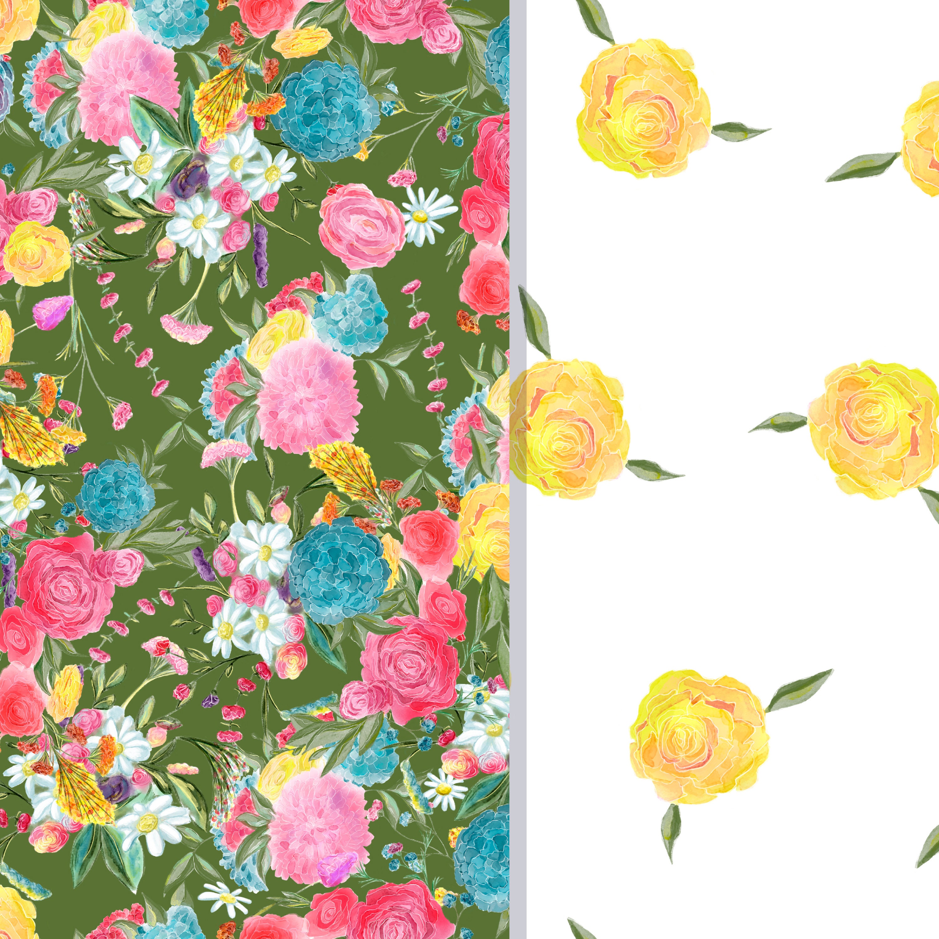 Vintage Floral Digital Paper Pack, Scrapbooking, Scrapbook Kit ...