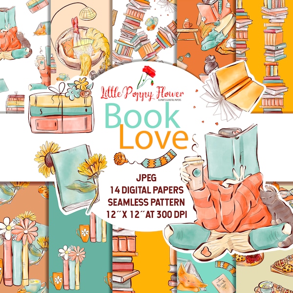 Cozy Digital Paper - Etsy