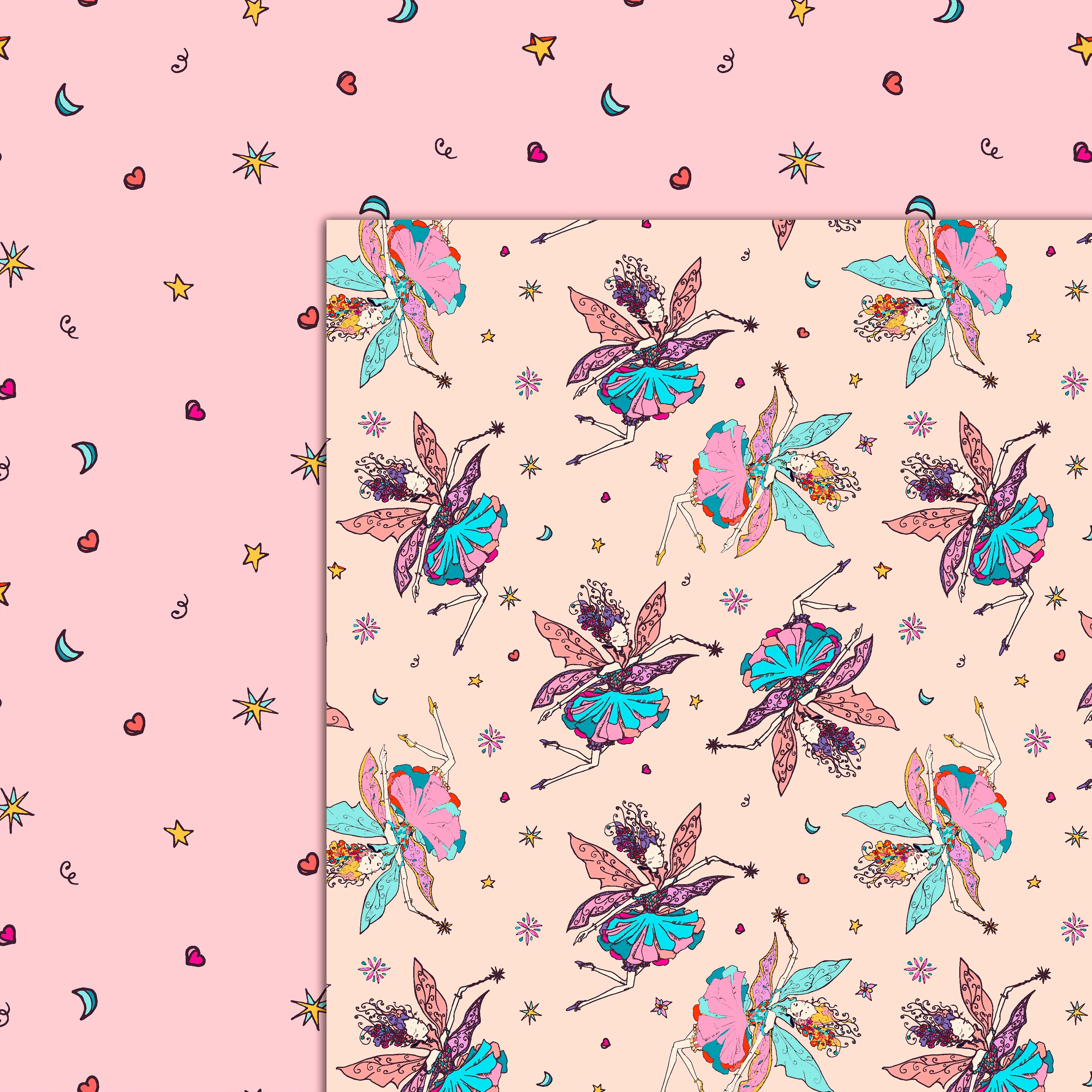 Fairy Tale Digital Paper Pack Scrapbook Papers Digital | Etsy