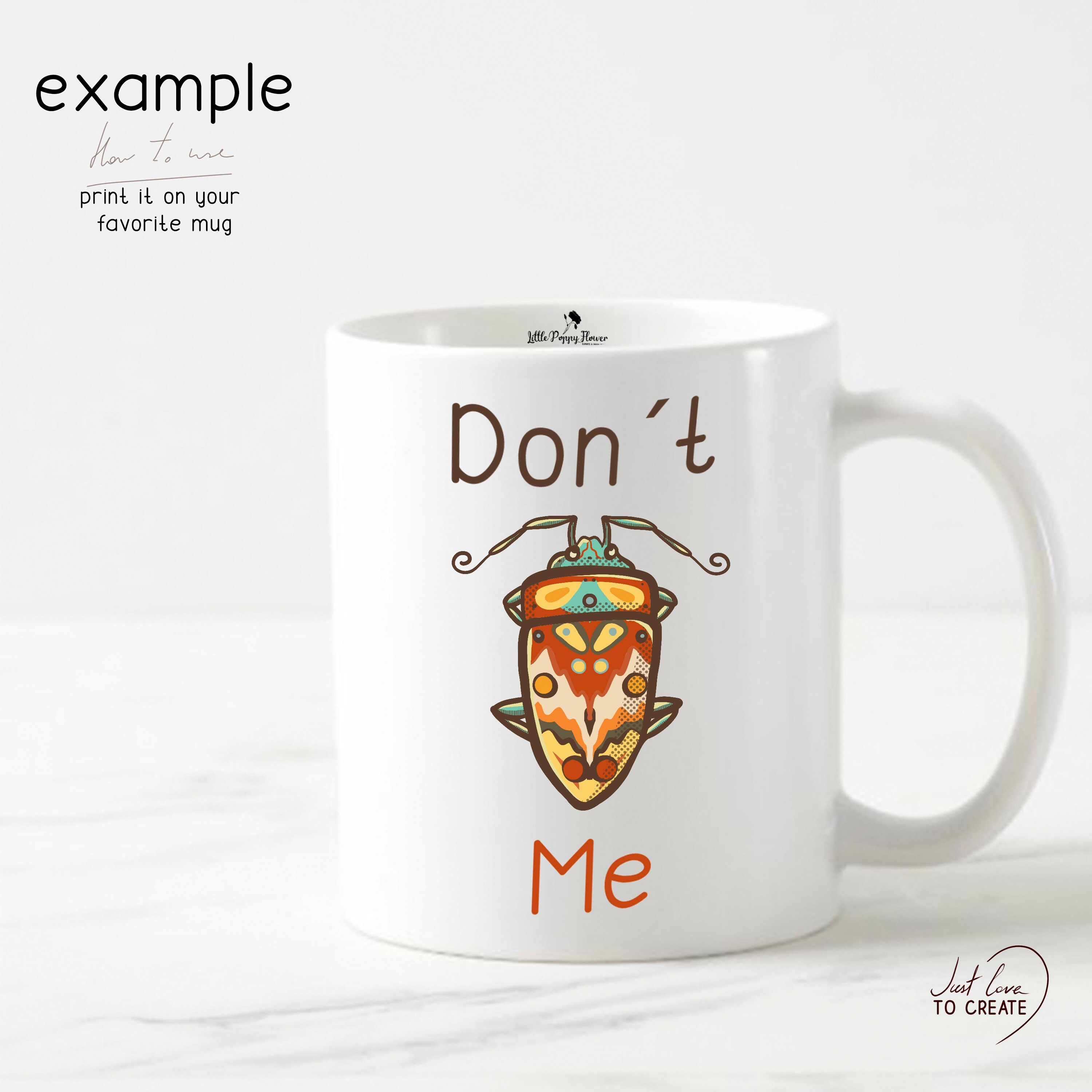 Retro Insects Clipart Png Bundle, Bug Illustration Set, Beetle Image ...