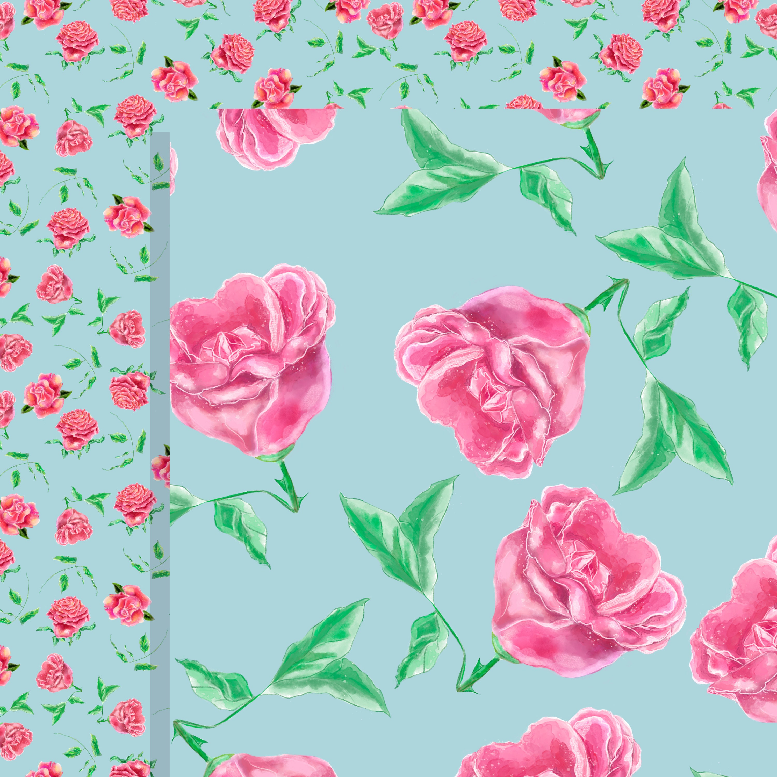 Vintage Floral Digital Paper Pack, Scrapbooking, Scrapbook Kit ...