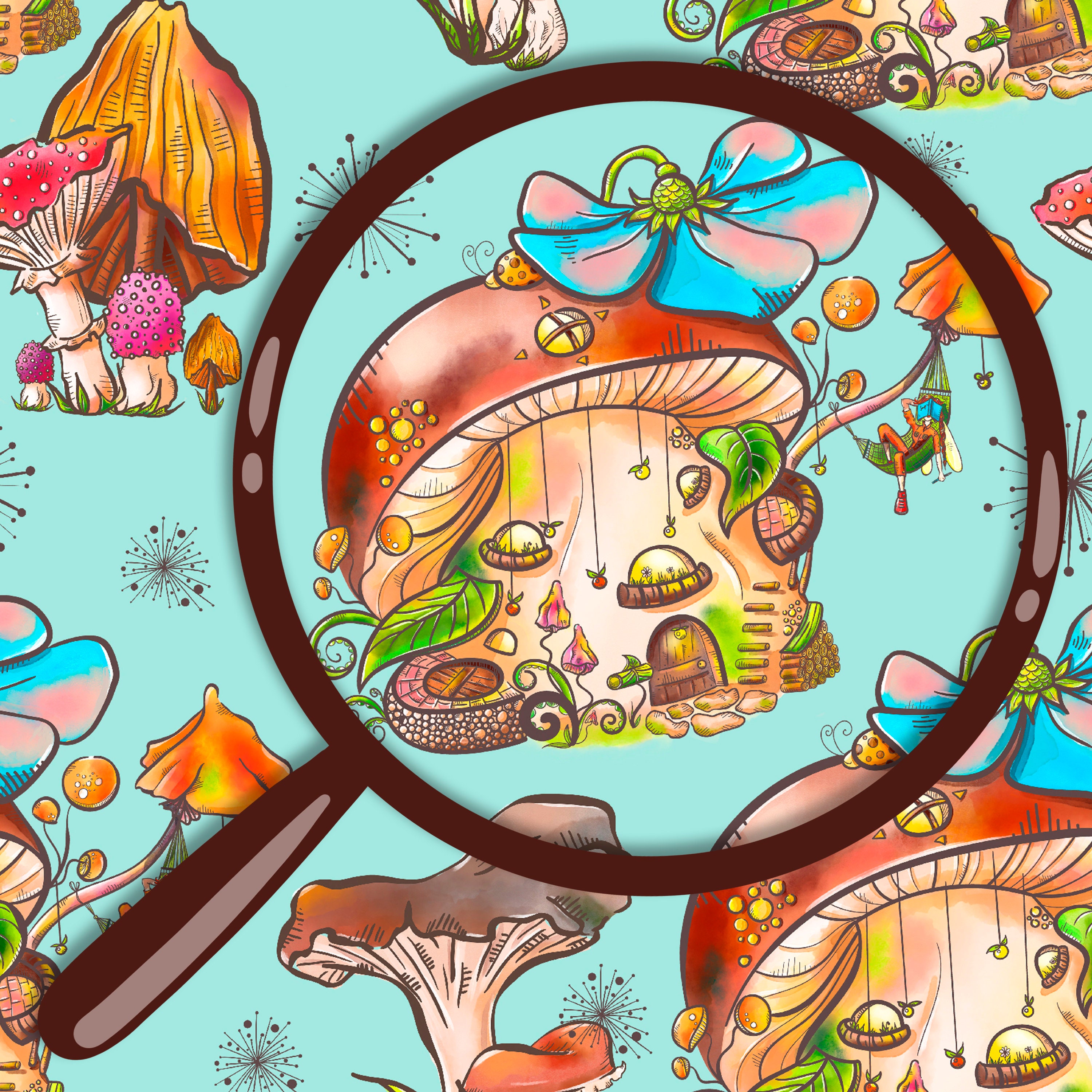 Fantasy Digital Paper Pack, Scrapbook Papers, Scrapbook Kit, Digital ...