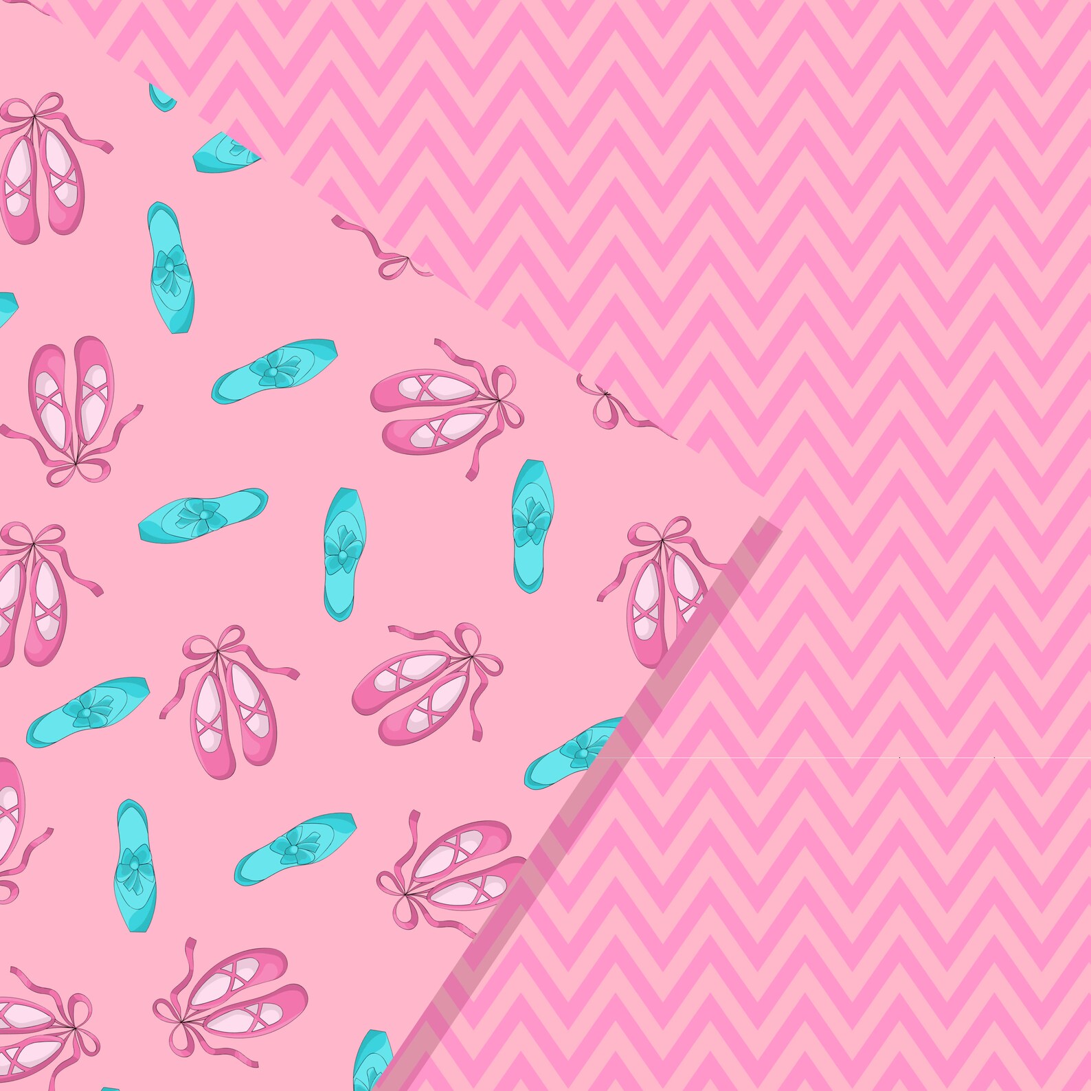 Ballet Digital Paper Pack, Scrapbooking Paper, Digital Scrapbook ...