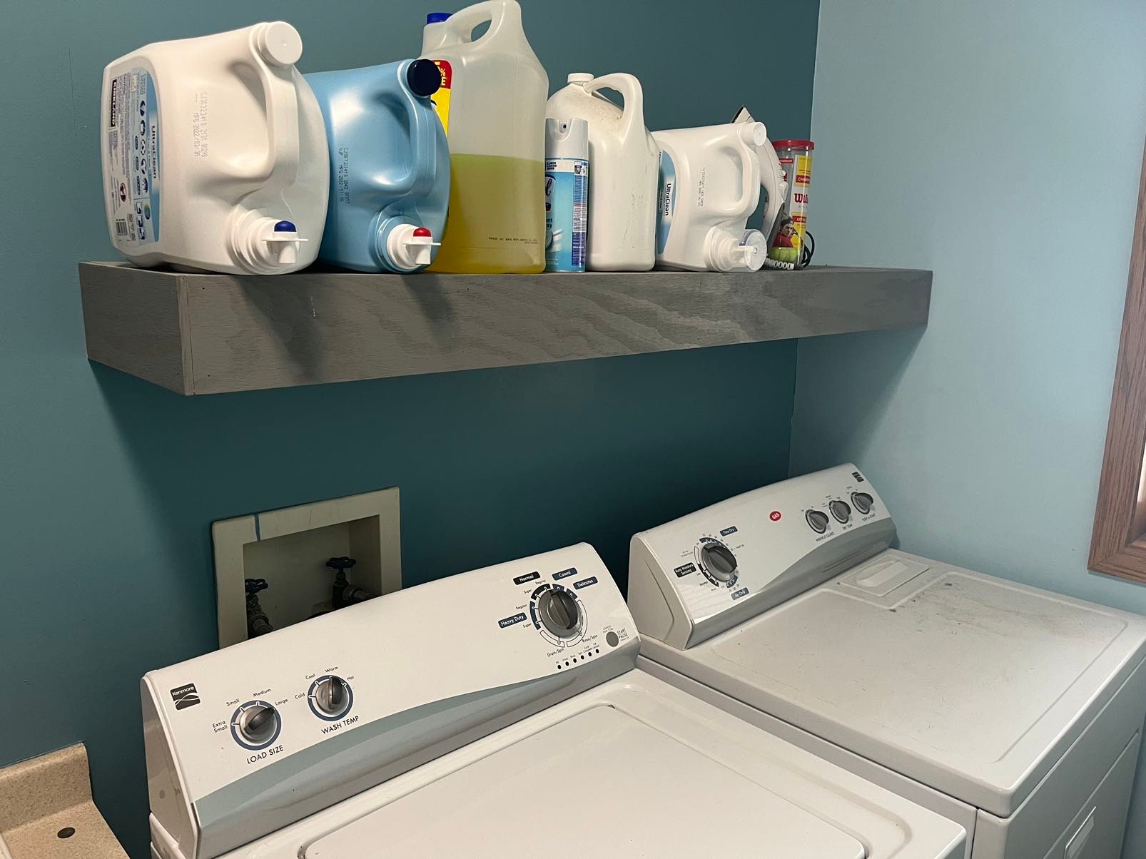 Custom Floating Shelves. Thick Floating Shelves, Painted/stained ...